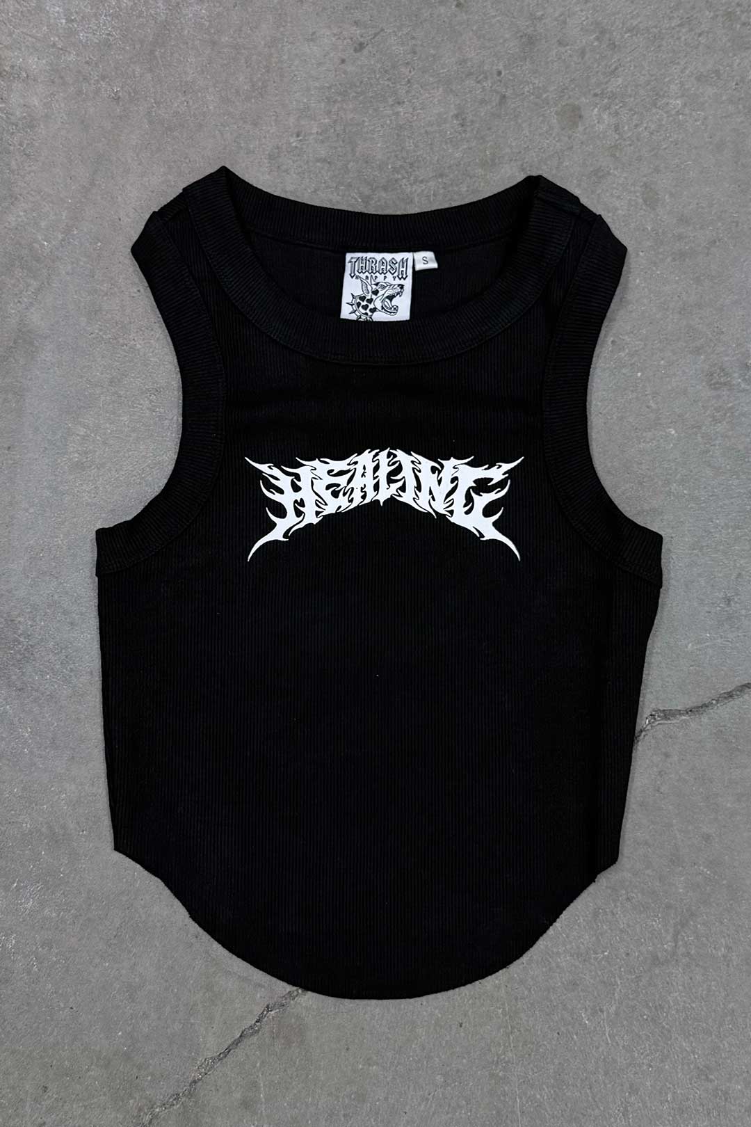 Healing Ribbed Crop Tank – Thrash Happy